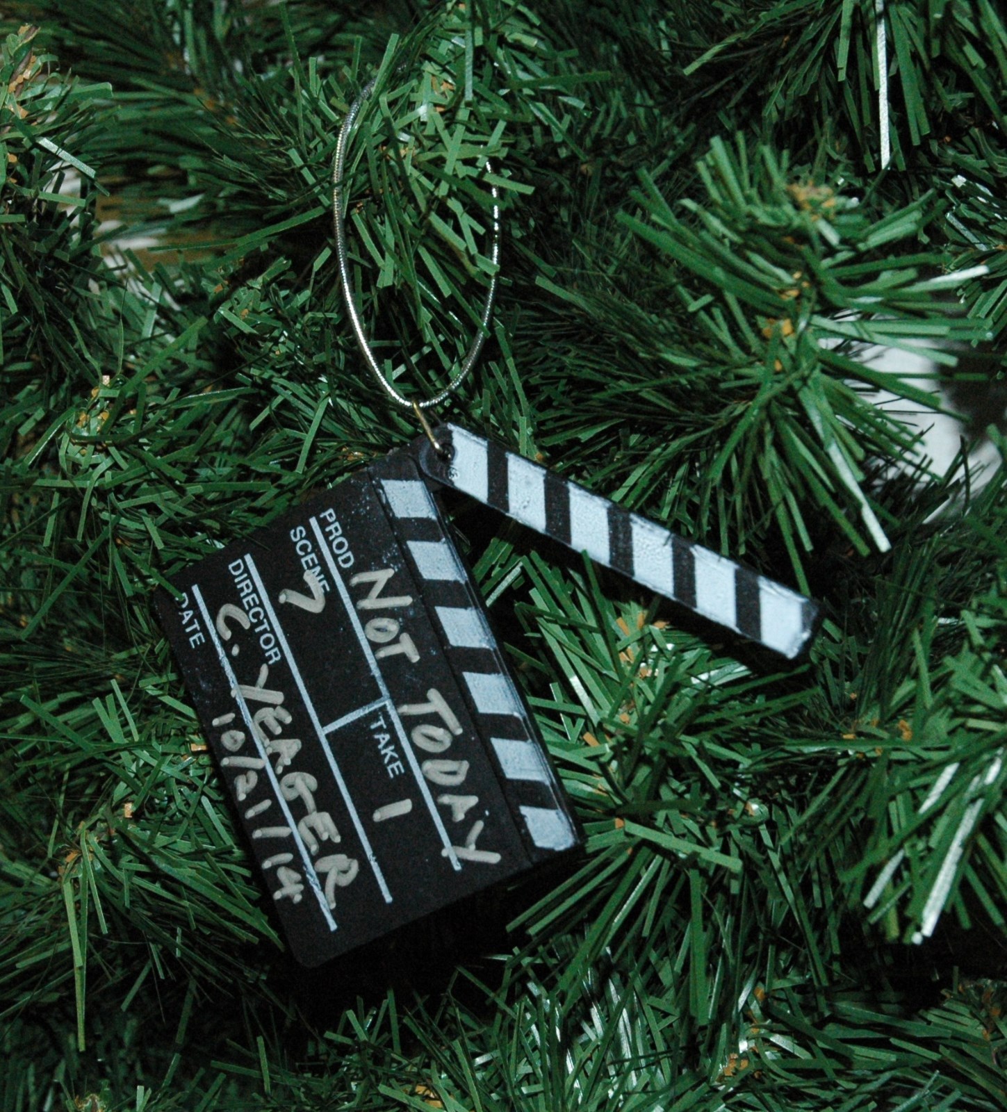 Movie Clapper Board, Clapboard Christmas Ornament | eBay