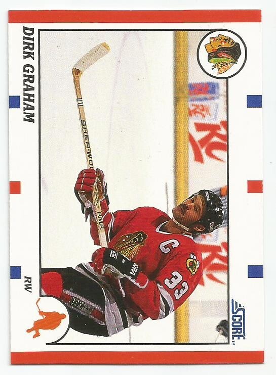 DIRK GRAHAM 1990-91 SCORE CARD NEAR MINT+/NEAR MINT CONDITION | eBay