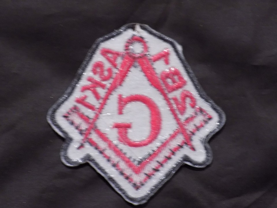 Masonic 2B1 Ask1 Square Compass Iron Sew Freemason Fraternity NEW! | eBay