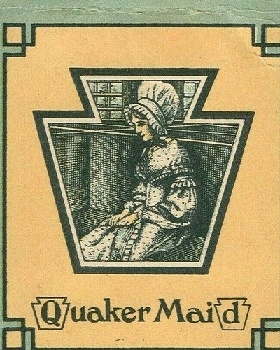 c1880s Quaker Maid Amish Socks Hosiery Stockings Garment Clothing Tag ...