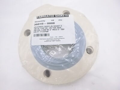 10 Pack Garlock Stress Saver 370 Pipe Flange Gaskets 36010-0008, 3.130 ...