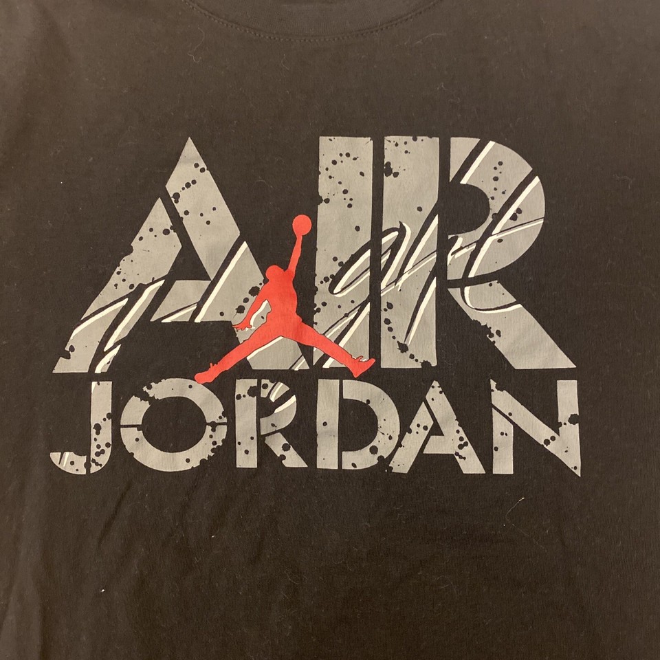 AIR JORDAN 100% Cotton Michael Jordan Logo T-Shirt L Youth Large (12-13 ...