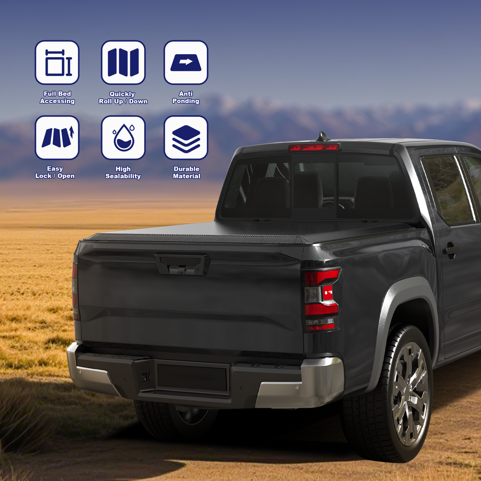 1993-2011 Ford Ranger Flareside Splash 6FT Roll up Tonneau Cover ...