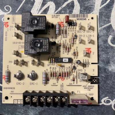 HH84AA020 1010-83-918D 1010-918 Carrier Bryant furnace OEM Control #I8 ...