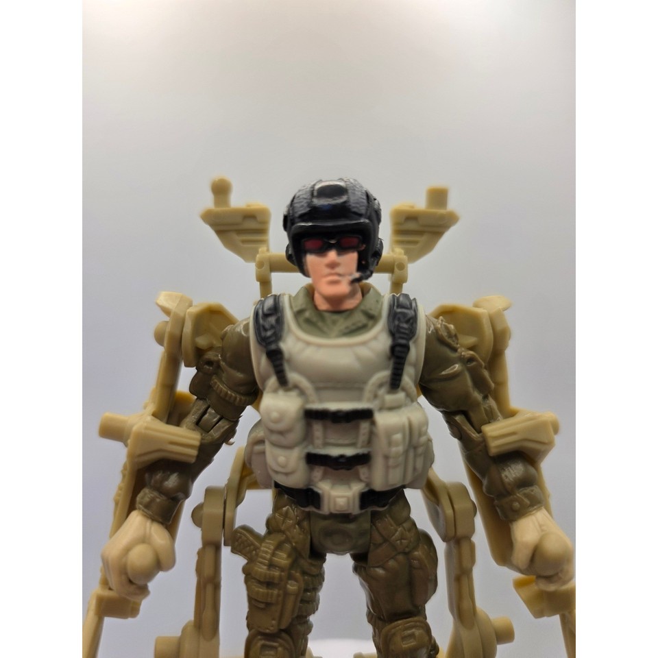 Chap Mei Soldier Force Action Figure with Tan Tactical Exoskeleton Suit ...