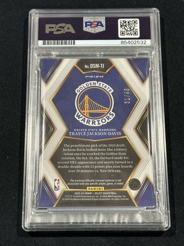 2023-24 Panini Select SIGNED /49 Trayce Jackson-Davis Auto RPA RC Card ...