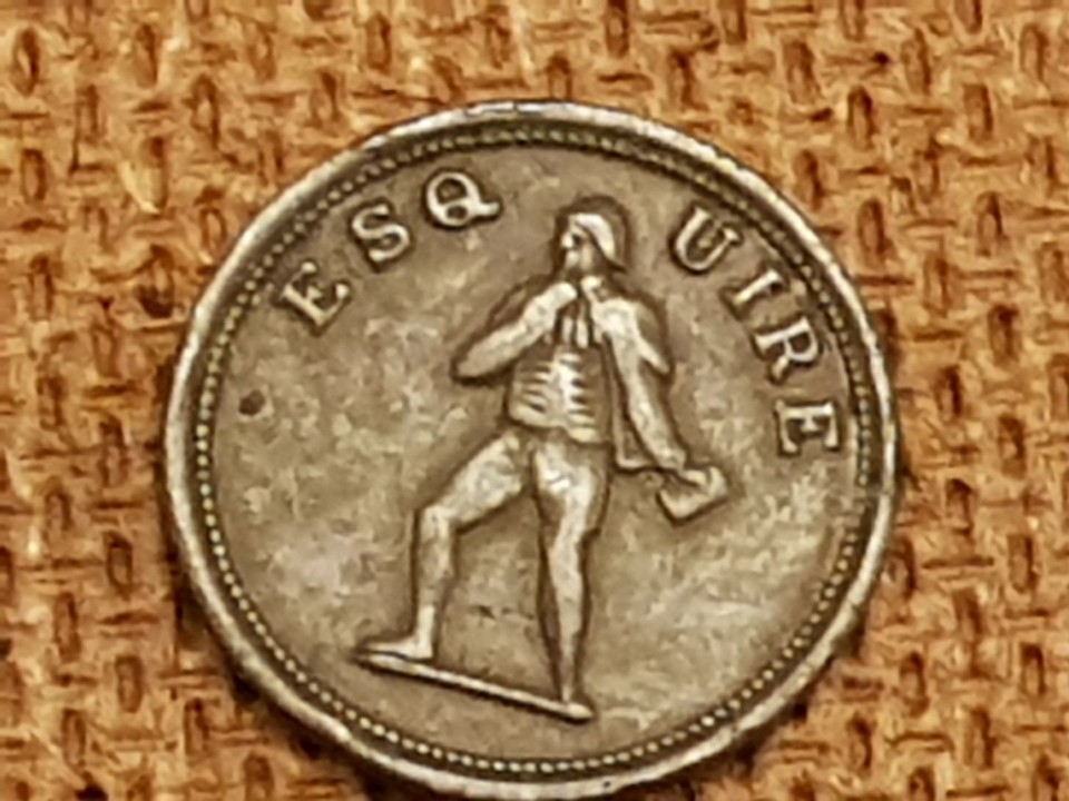 Antique 19th Century Canadian Copper Chevalier / Esquire Trade Token ...