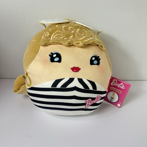 NWT Mattel Barbie Cuutopia Black White #1 Swimsuit Squishy Plush Pillow ...