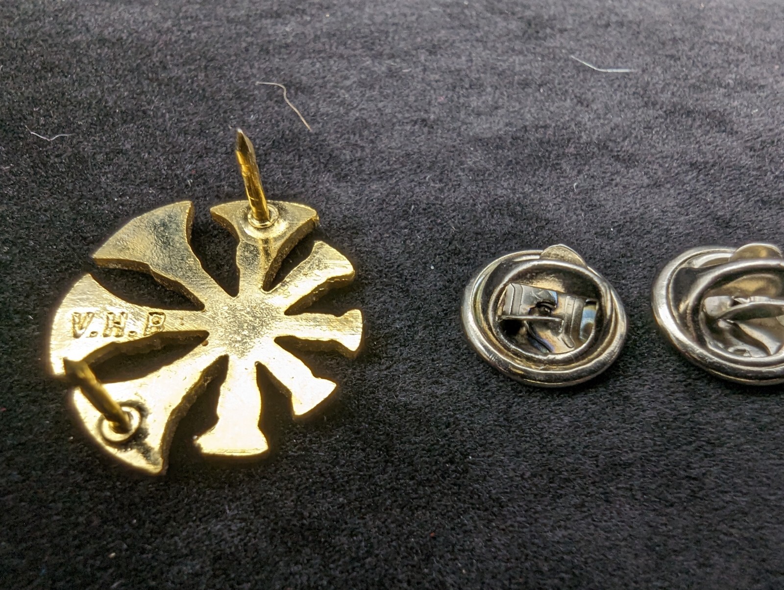 Firefighter Assistant Chief 4 Bugle Lapel Pin Speaking Trumpet Hat Pin ...