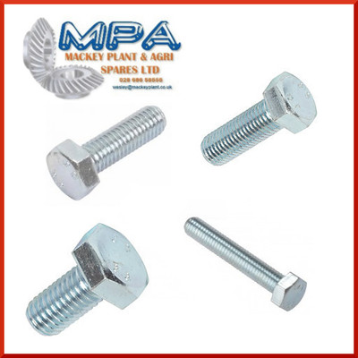 M22 HEXAGONAL SET SCREW - FULL THREAD BOLT 50mm-100mm HT METRIC BZP ...