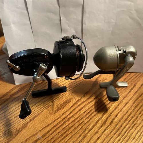 Vintage Fishing Reels Lot, Garcia Mitchell 300 Spinning Reel & Zebco ...