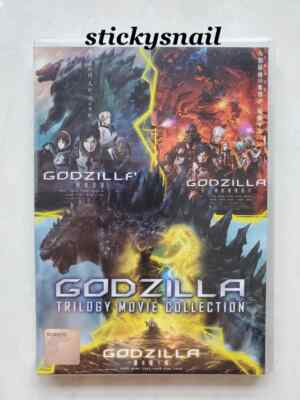 Anime DVD GODZILLA Trilogy Movie Collection ENGLISH VERSION All Region ...