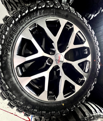 22" OFFROAD CHEVY RIMS TIRES MT 33125022" LT Load E oem gmc chevy caps ...