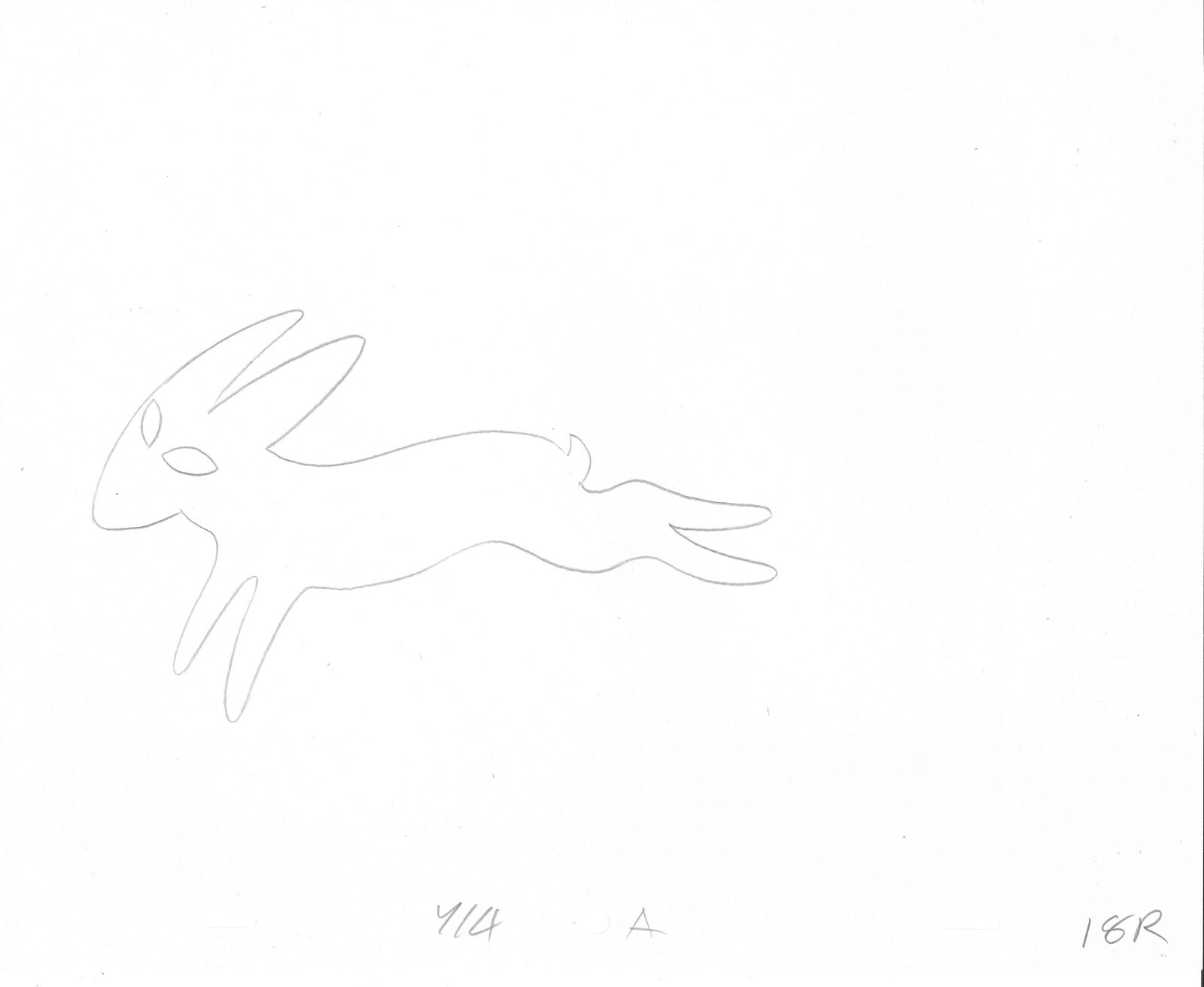 Watership Down 1978 Black Rabbit of Inle Production Animation Cel ...
