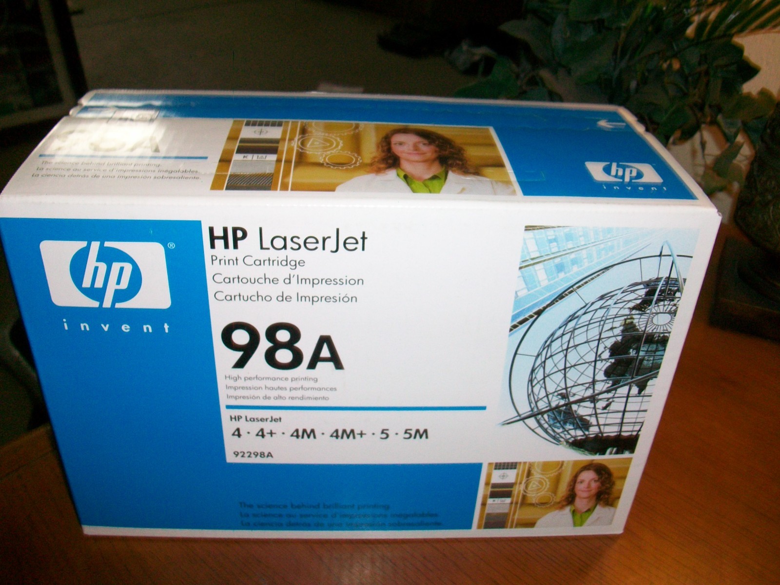 NEW SEAL!!! GENUINE HP 98a Black Toner Cartridge (HP 92298A) 4 5 4m 5m ...