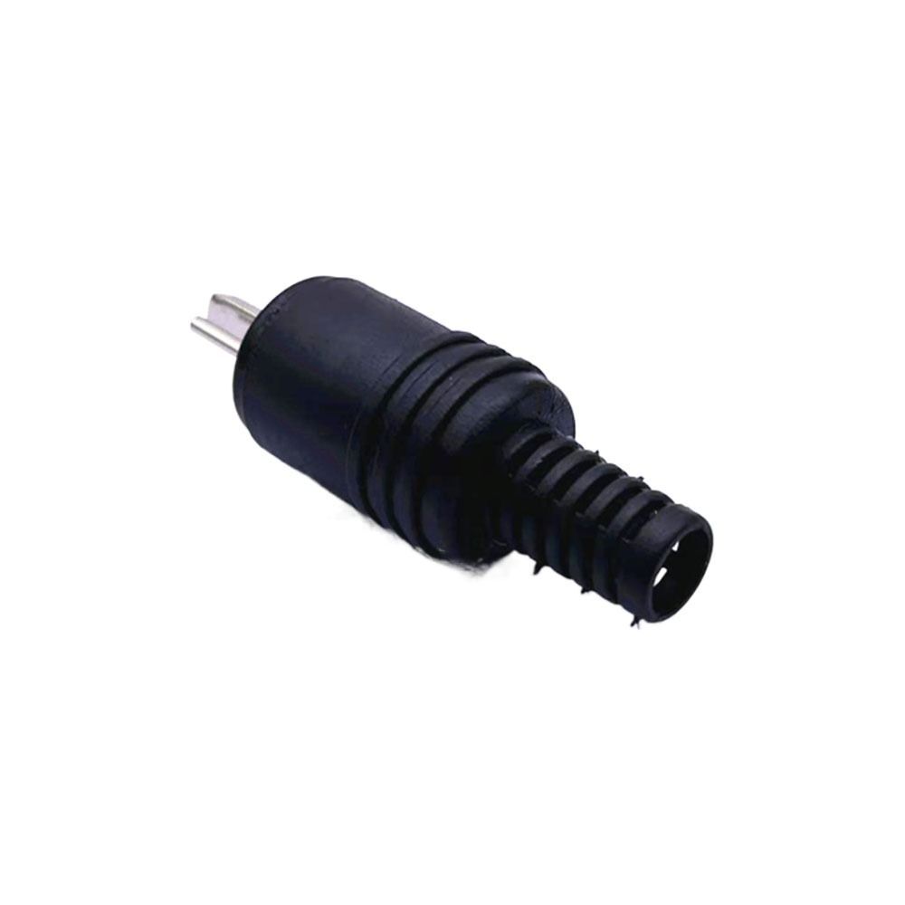 Audio Lighting Power Signal Jack 2 Pin Black DIN Plug | eBay