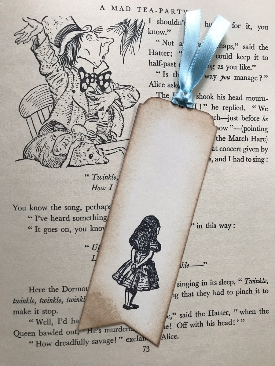 Alice In Wonderland Printable Bookmarks Alice In Wonderland Bookmarks