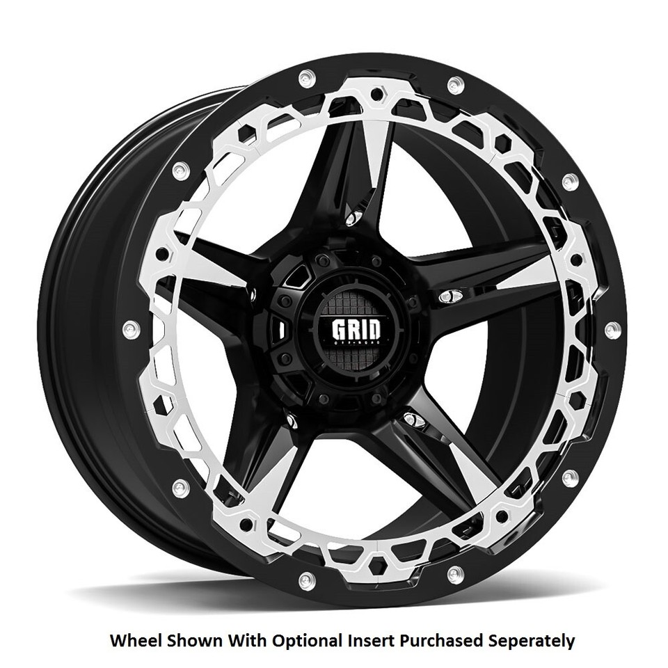 Grid Wheels 20x12 -44 5x127/139.7 87.10 GD04 Matte Black Wheel | eBay