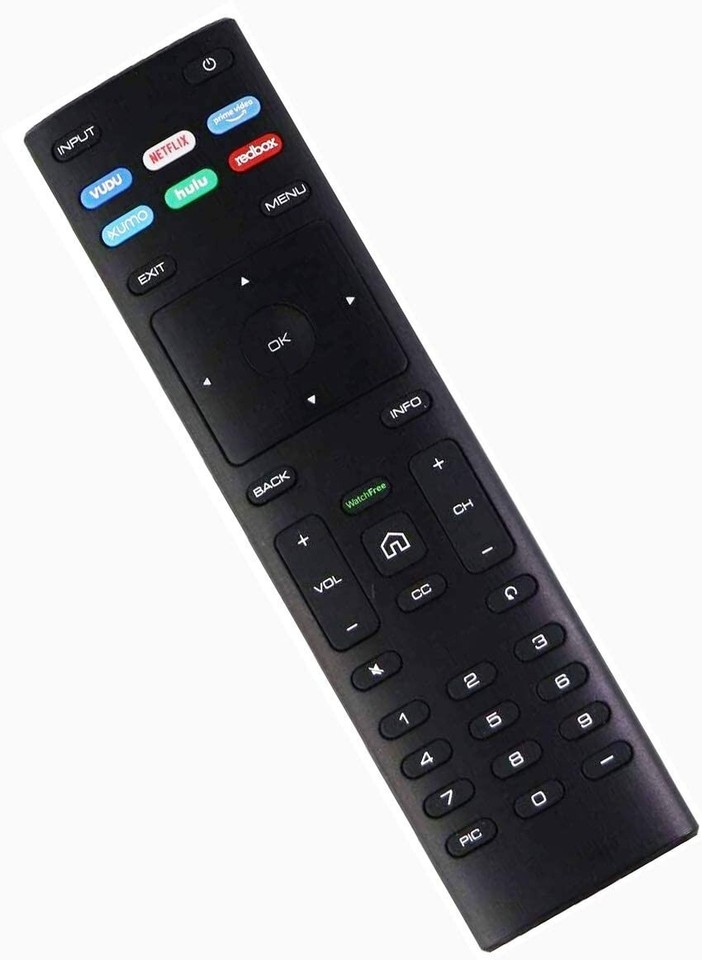 New VIZIO XRT136 Smart TV Remote w Netflix Prime video Hulu bottom ...