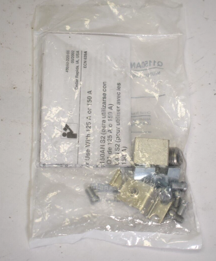 Square D Q1150AN Circuit Breaker Neutral Lug Kit Stainless Steel | eBay