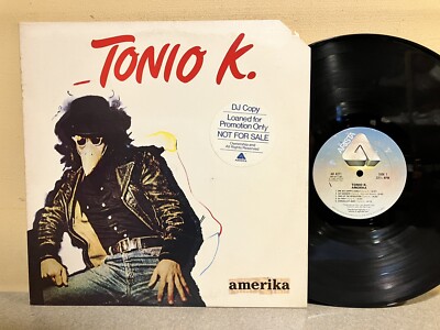 Tonio K. Amerika LP 1980 Arista Records AB-4271 VG+/VG+ DJ PROMO | eBay