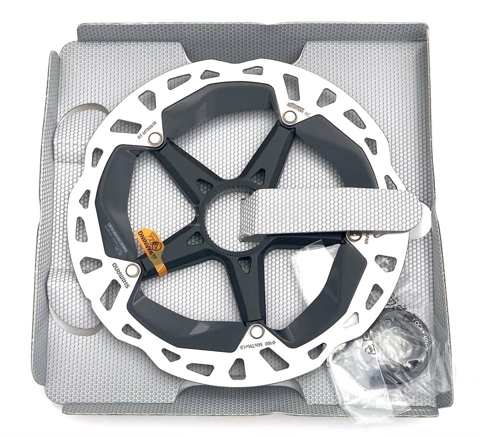 180mm Shimano XTR Disc Rotor RT-MT900 ICE Tech FREEZA Center Lock w ...