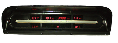 1967-1972 Ford Truck Digital Dash Panel Red LED Gauges Lifetime ...