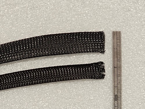 FLEXIBLE WIRE COVER, BLACK, BRAIDED, EXPANDABLE FLEX SLEEVE WIRING ...