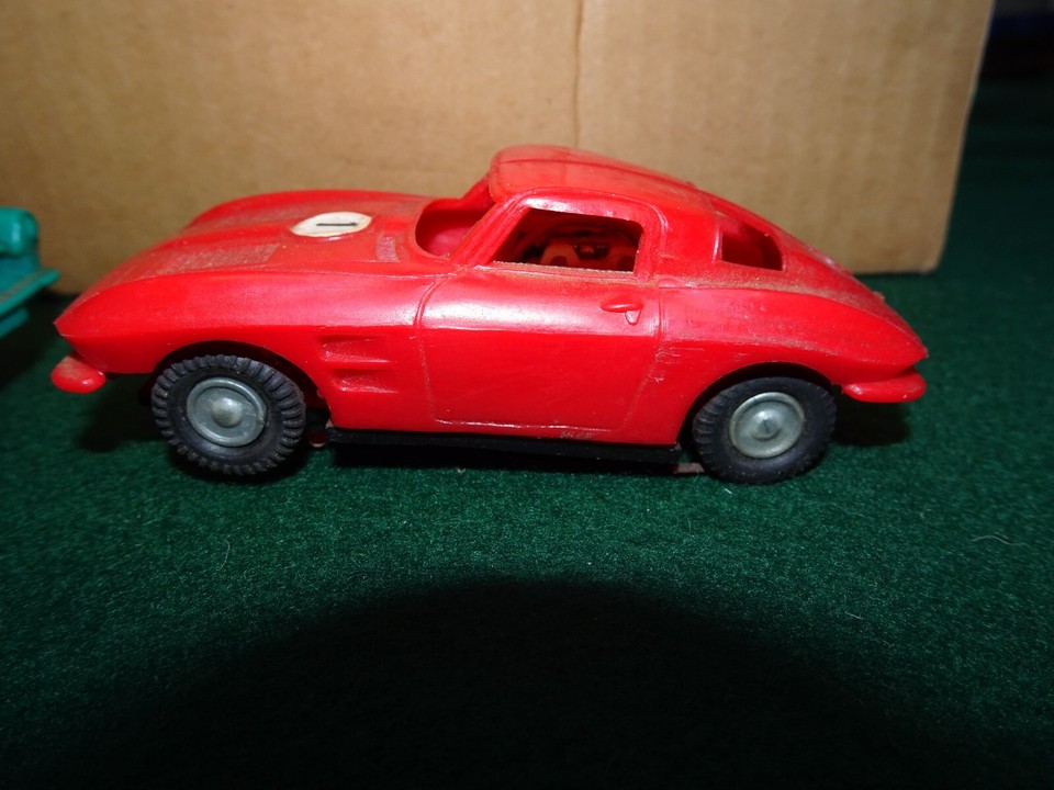 RPM Slot Track Road Race Set ~ Slot Cars ~ 5 Cars Extra Parts sold as ...