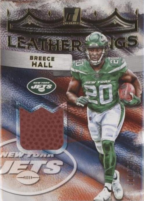 2022 Panini Donruss - Leather Kings Breece Hall #LK-9 /399 (MEM, RC ...