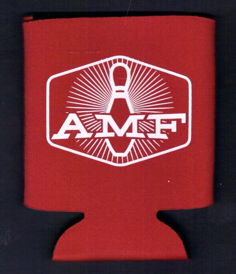 AMF BOWLING LOGO Foam Beer Koozie Can or Bottle NEW | eBay