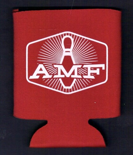AMF BOWLING LOGO Foam Beer Koozie Can or Bottle NEW | eBay