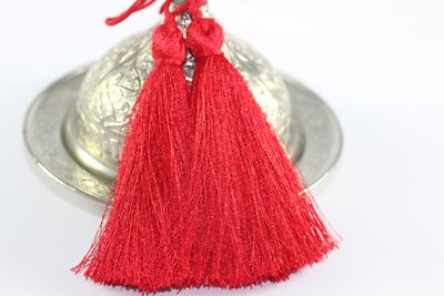 TASSEL 10 pcs Silky Turkish Tassels, 80 mm Long Thick Tassels, Earring ...