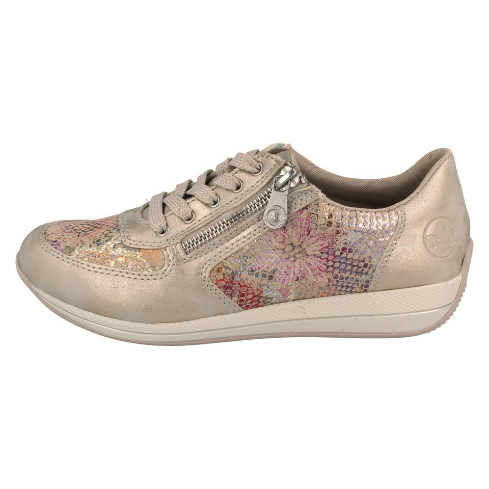 LADIES RIEKER EXTRA WIDE CASUAL MULTI LACE UP SHOES TRAINERS SIZE N1112 ...