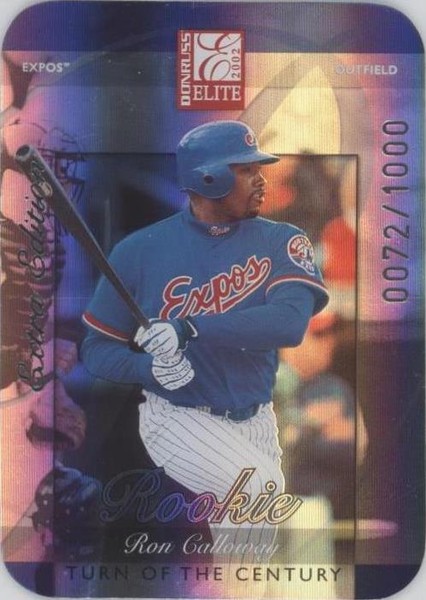 2002 Donruss Elite - Turn of the Century Die-Cut #234 Ron Calloway /100 ...
