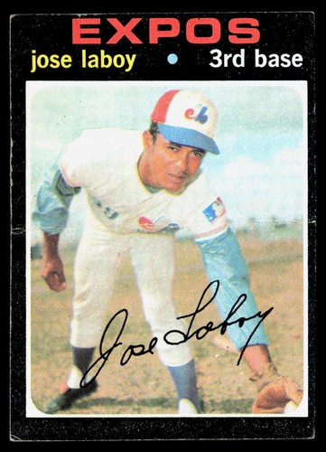 Jose Laboy 1971 Topps #132 P-VG Crease | eBay