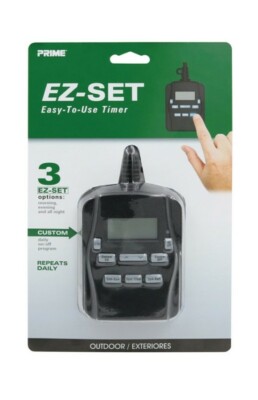 Prime TNODP23 EZ-Set 2-Outlet 24-Hour Digital Outdoor Timer | eBay