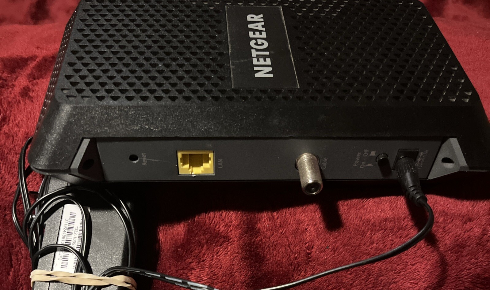 Netgear CM1000 Nighthawk DOCSIS 3.1 Cable Modem w/ Power Supply (no ...