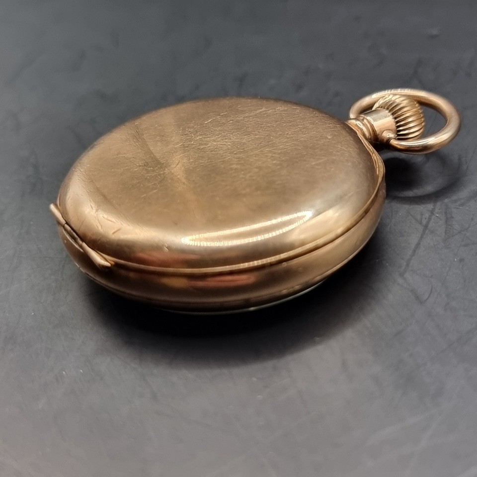 Antique 1920s Horos Movement Gold Plated Fob Pocket Watch | eBay UK