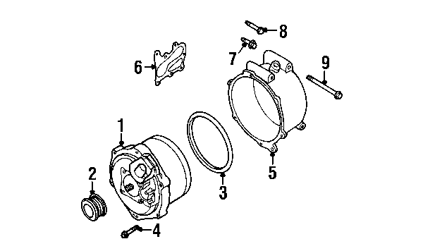 BMW 12317507807 GENUINE OEM MOUNT BRACKET GASKET | eBay