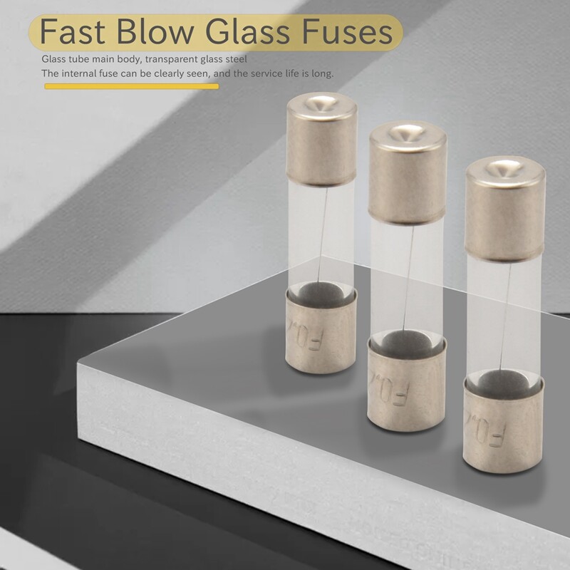 10Pcs 250V 0.2A 200mA Fast Blow Glass Fuses Tubes 5mm x 20mm K6B1 | eBay