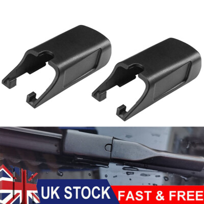 2Pcs Front Windscreen Wiper Arm Cover Cap Clips For Mercedes Benz ...