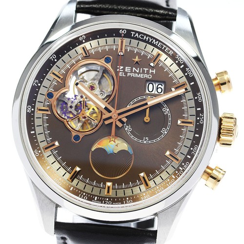 ZENITH El Primero Chronomaster Open 51.2161.4047 Moon & Sun Phase Auto ...