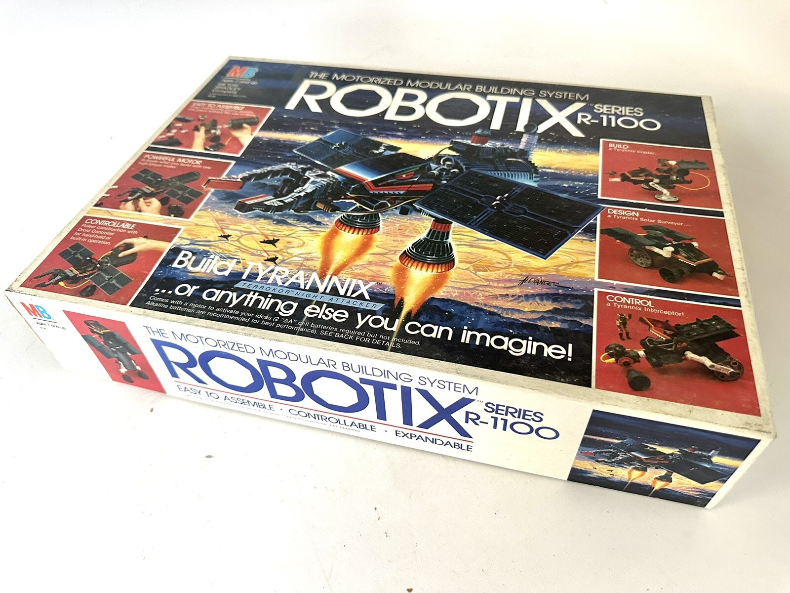 Vintage 1985 Milton Bradley Robotix R-1100 Tyrannix | eBay
