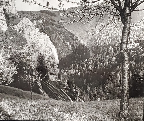Scene From Semmering (Probably Austria), CRACK, Lantern Glass Slide | eBay