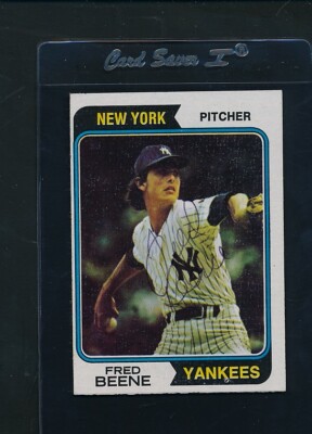 1974 Topps #274 Fred Beene Yankees Signed Auto *C7737 | eBay