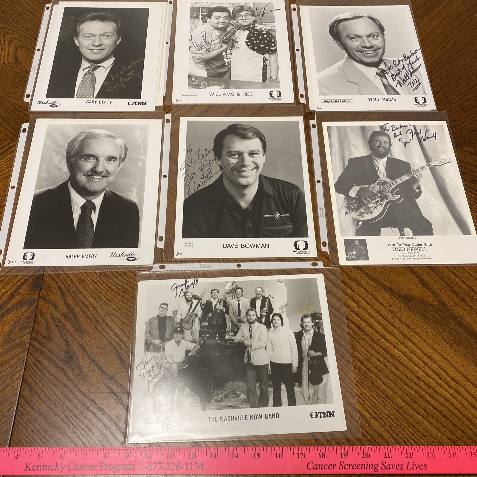 Huge Lot Of 14 Vintage Country Music Photos - Many Autographs ...