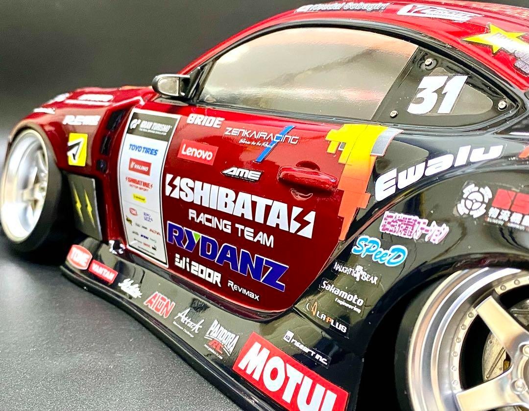 Shibata 1/10 RC Car Painted Body Toyota GR86 PANDEM 2024 D1 GP | eBay