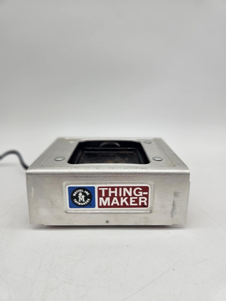 Vintage 1964 Mattel Thingmaker CREEPY CRAWLER w/ 8 Molds, 3 Plastigoop ...