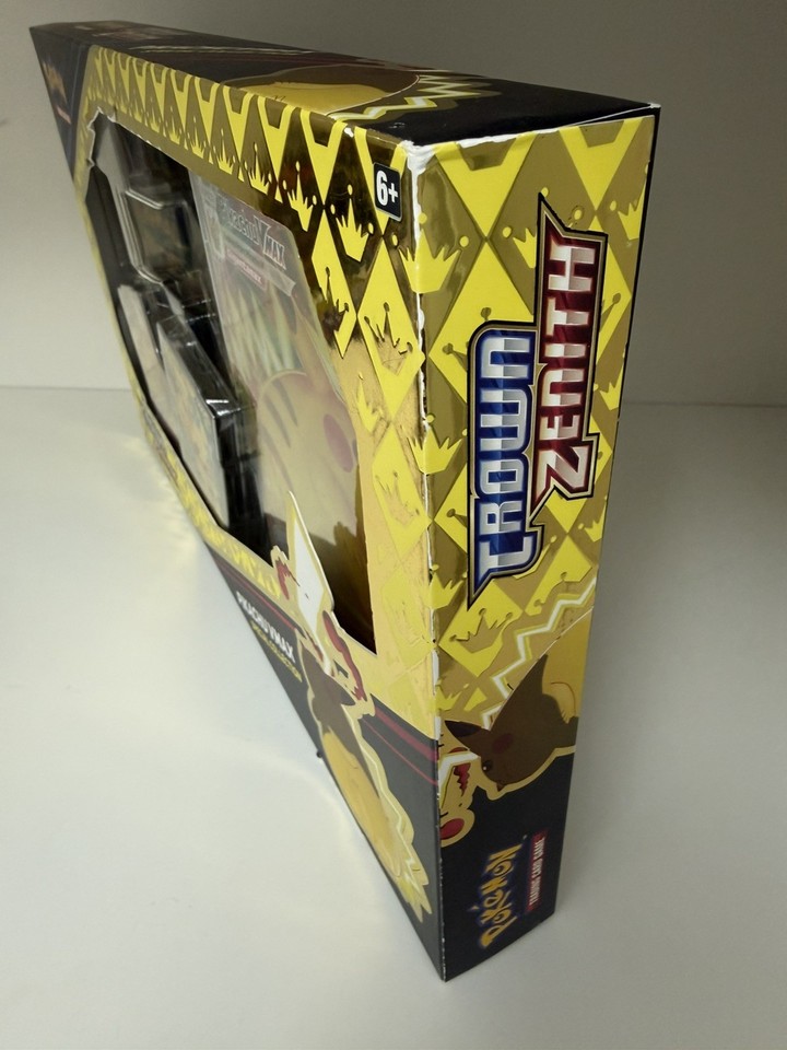 Pokemon TCG Crown Zenith Pikachu VMAX Factory Sealed Special Collection ...